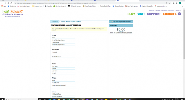 Membership Account Registration How-To Guide